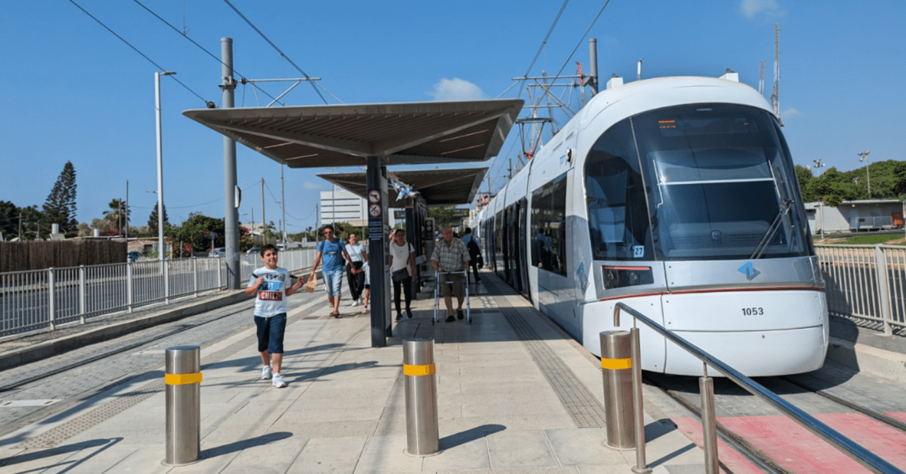 テルアビブ初のLRT「Red Line」｜karasu