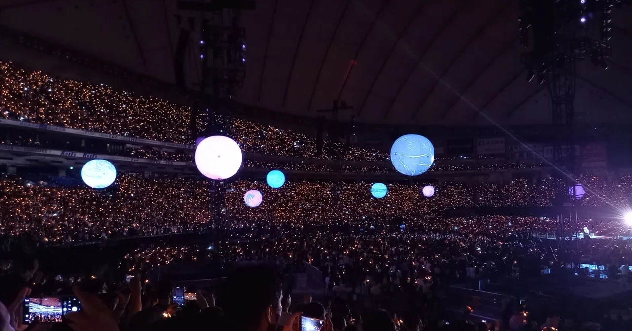 続：俄CPファン、TOKYO DOMEに行く【Music of the Spheres World Tour】｜じんまめ