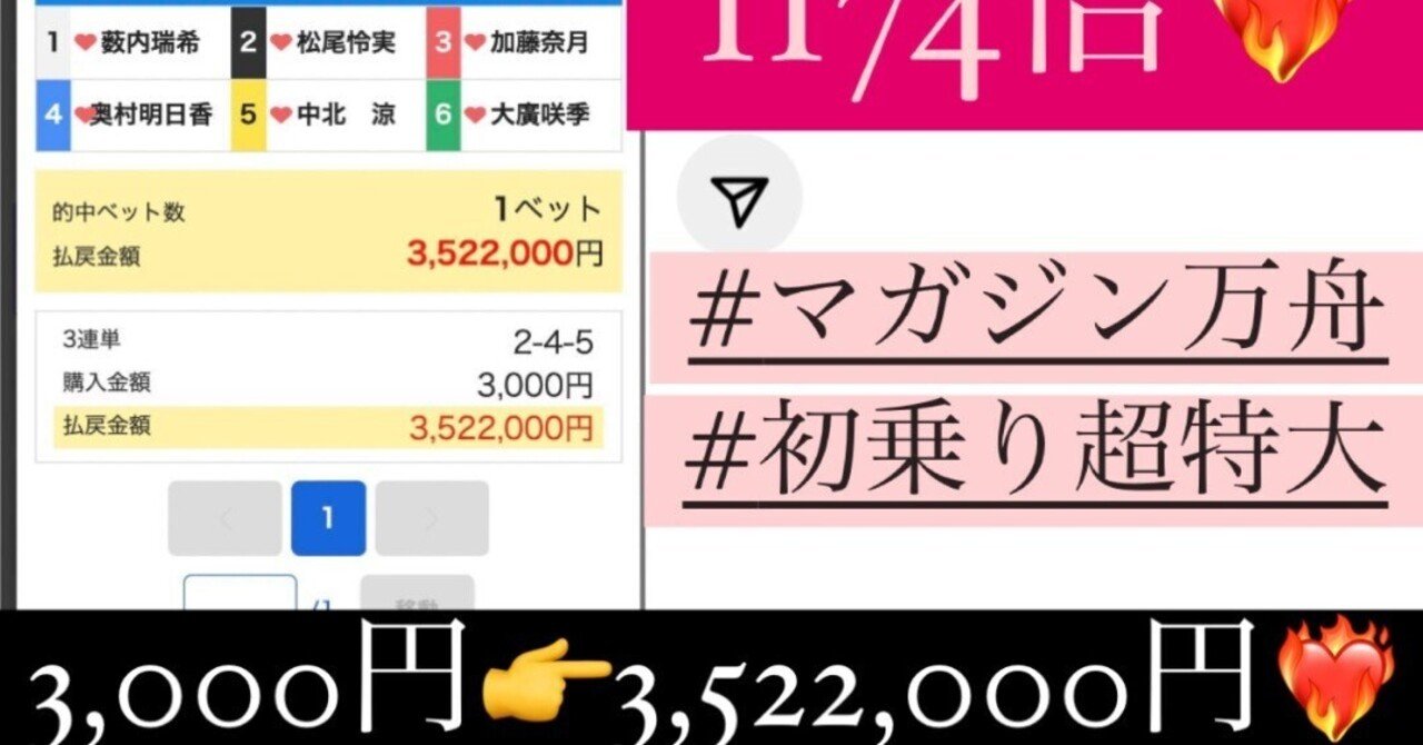 11月9日 ️‍🔥的中報告｜競艇予想士🚨chichan