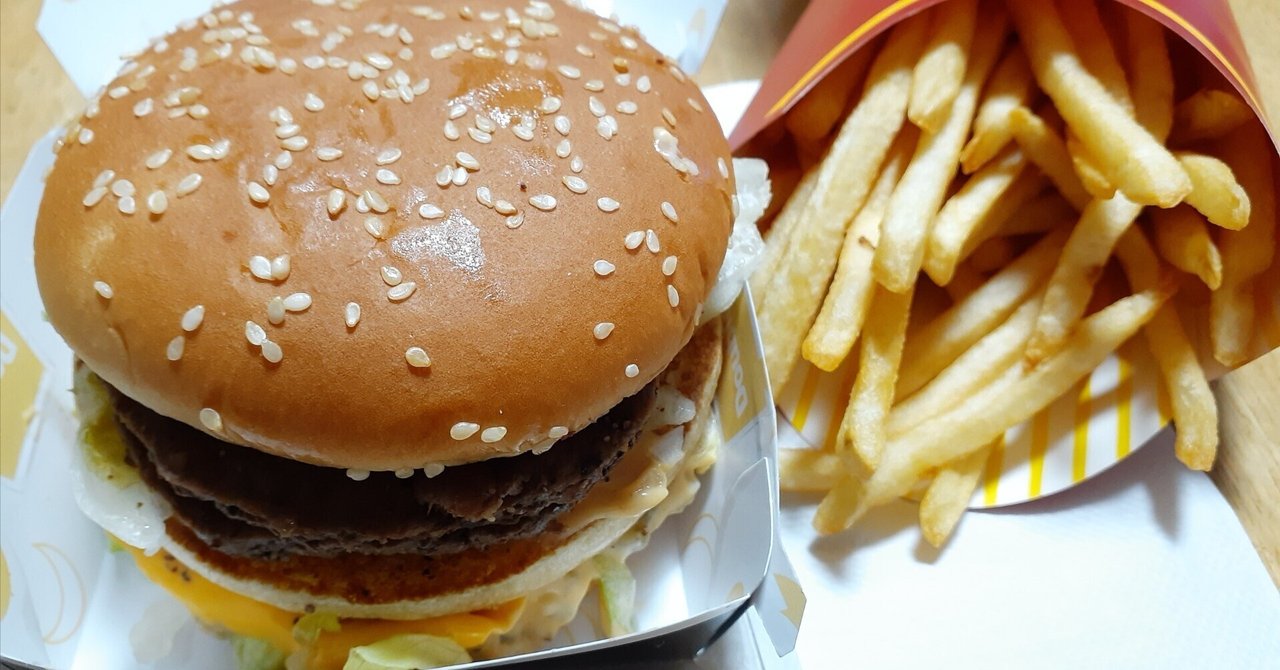 『倍ビッグマック🍔』(塩分3.3g)｜guttyo