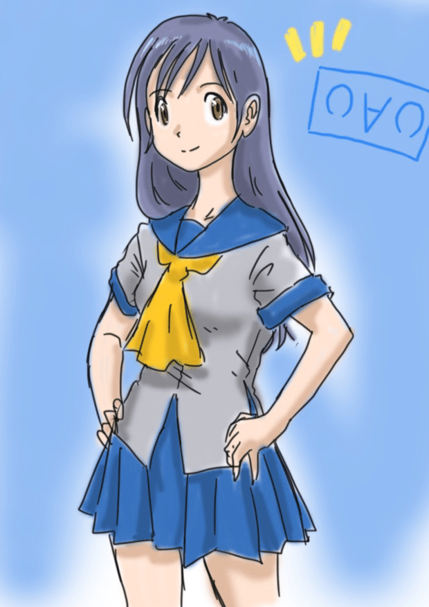 蒼穹のフリューゲル 改修版の エノク イメージ 訳あって この イメージに なった 前作より 華奢です笑｜Hecto