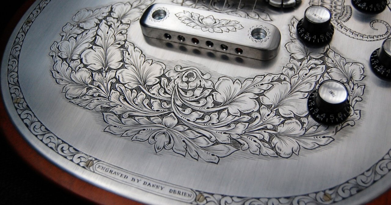 Danny O'Brien氏による彫金の魅力｜Kanda Guitar Base 公式note