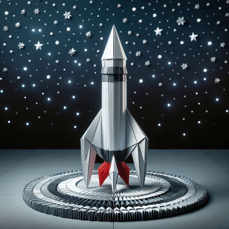 GPTの「Origami Vision」でロケットを作りました🚀 https://chat.openai.com/g/g-DE8fwxpjx ...