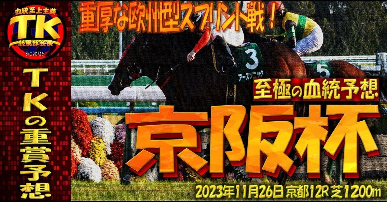 📘 至極の血統予想京阪杯gⅢ編 Tkの重賞予想（厳選推奨馬付き） 20231126（日） ｜tk🏇競馬部会長‎【血統至上主義】