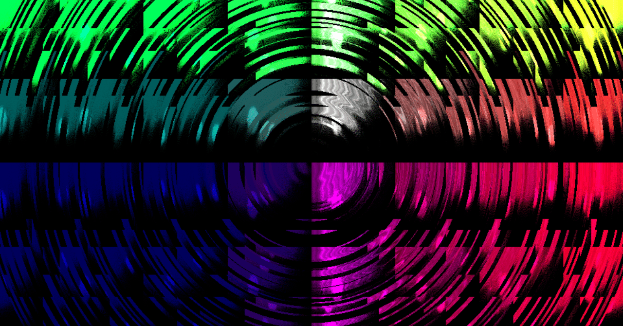 Sound Ripple (drawn with GLSL)｜ほーきー(Hawkie)