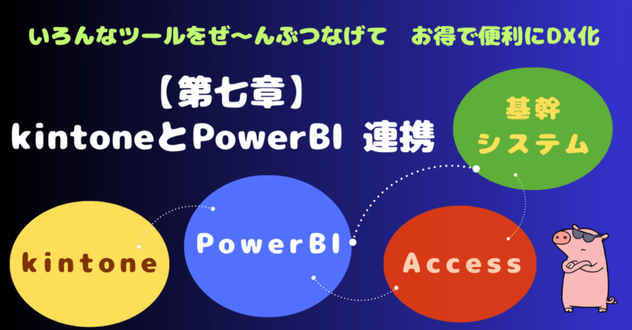 【第七章】kintone と Power BI の連携｜ACCESSマニアーももい