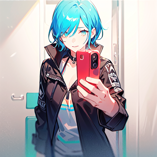 SimejiのAIイラスト 若い頃の自分とちょっと前の自分と今の自分を読み込ませてみた｜きょうな