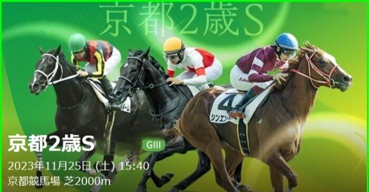 【ラジオNIKKEI杯京都2歳S（G3）】～予想篇｜Haya