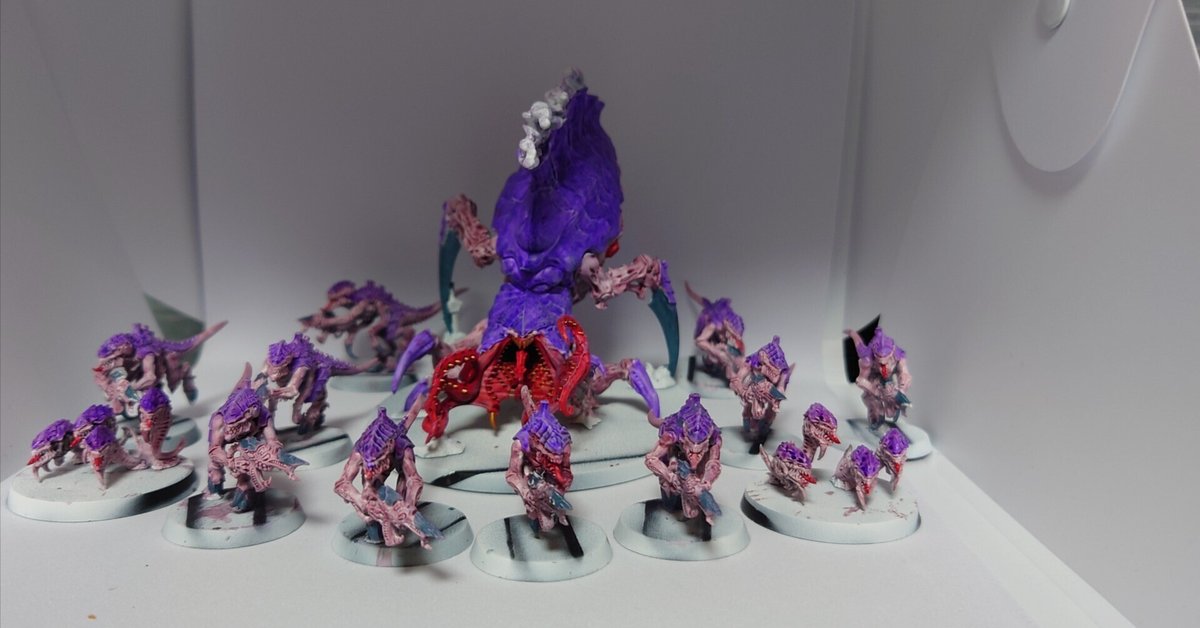 ウォーハンマーにハマった記録 (40kティラニッド編)|えだどめ ウォーハンマーにハマった記録 (40kティラニッド編)|えだどめ