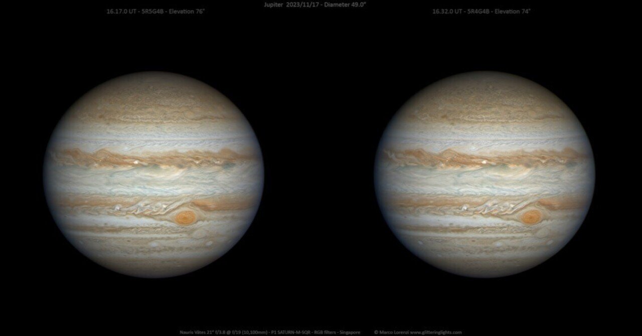 【Astronomy Picture of the Day】Stereo Jupiter near Opposition,11.24｜岩澤康一