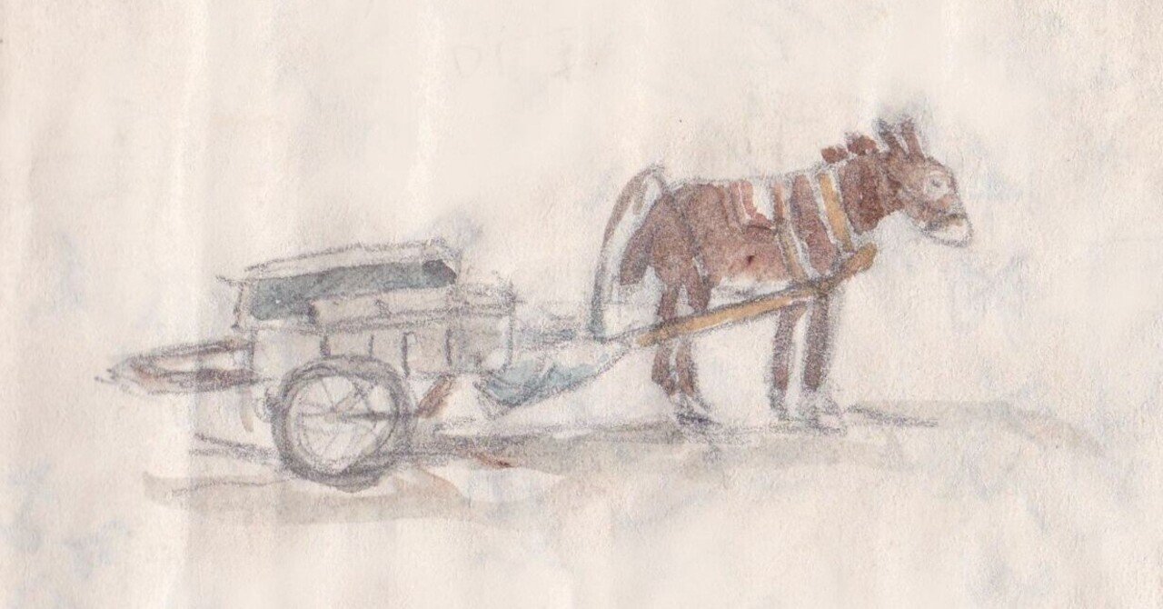 「古い旅の絵」#05 中国③（China ③）｜isoBe seisaku