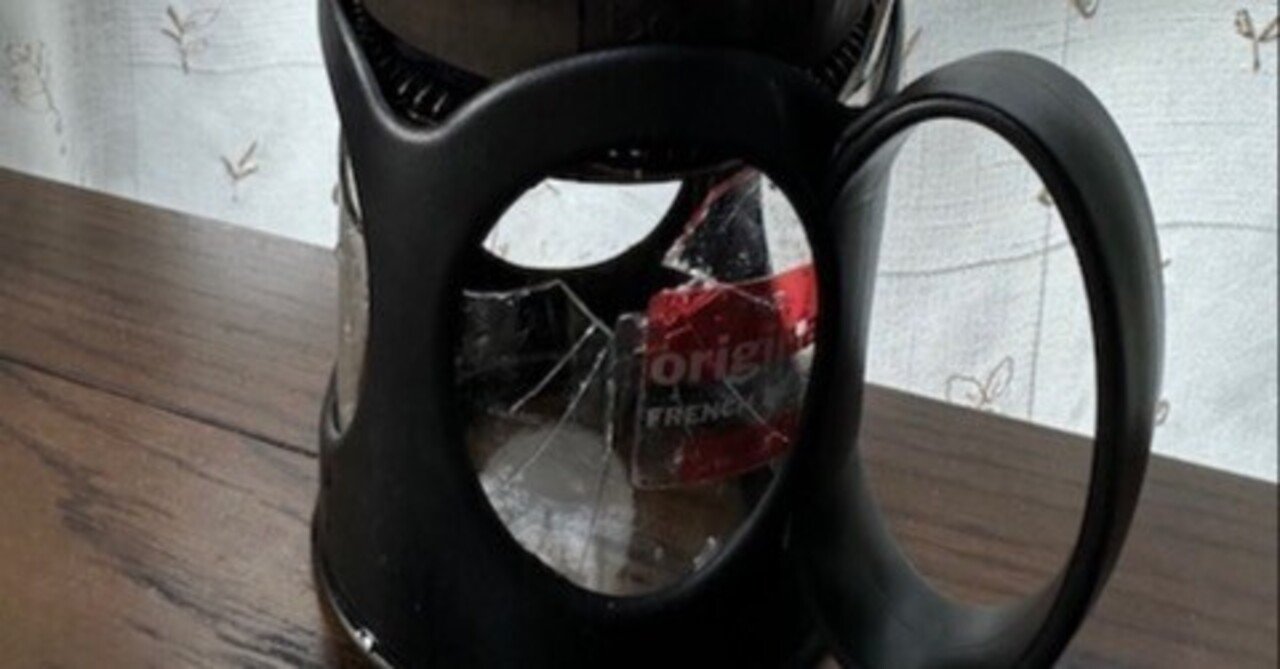 ボダム（bodum）が割れた｜Hiromi.U