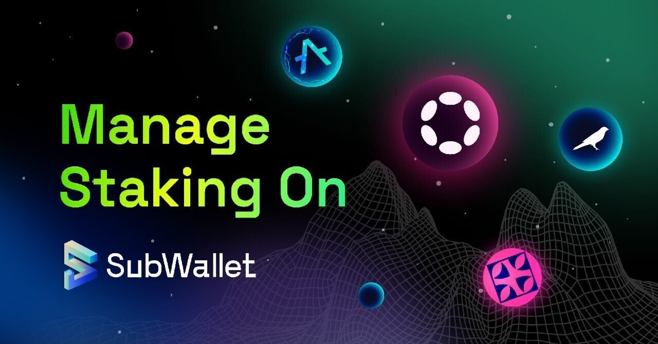 SubWallet -セットアップ-｜mush