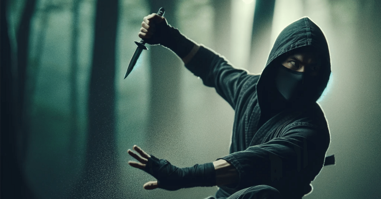 【AIイラスト】忍者を描きました！！｜gorojy