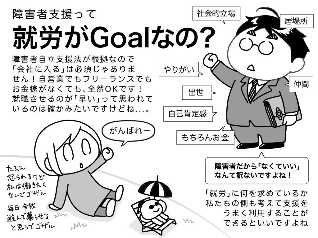 くらげ×寺島ヒロ 発達障害あるある対談 第370回も更新されています!今回は障碍者が自立に向かう時に受けられる就労支援を分解! 「発達障害者の