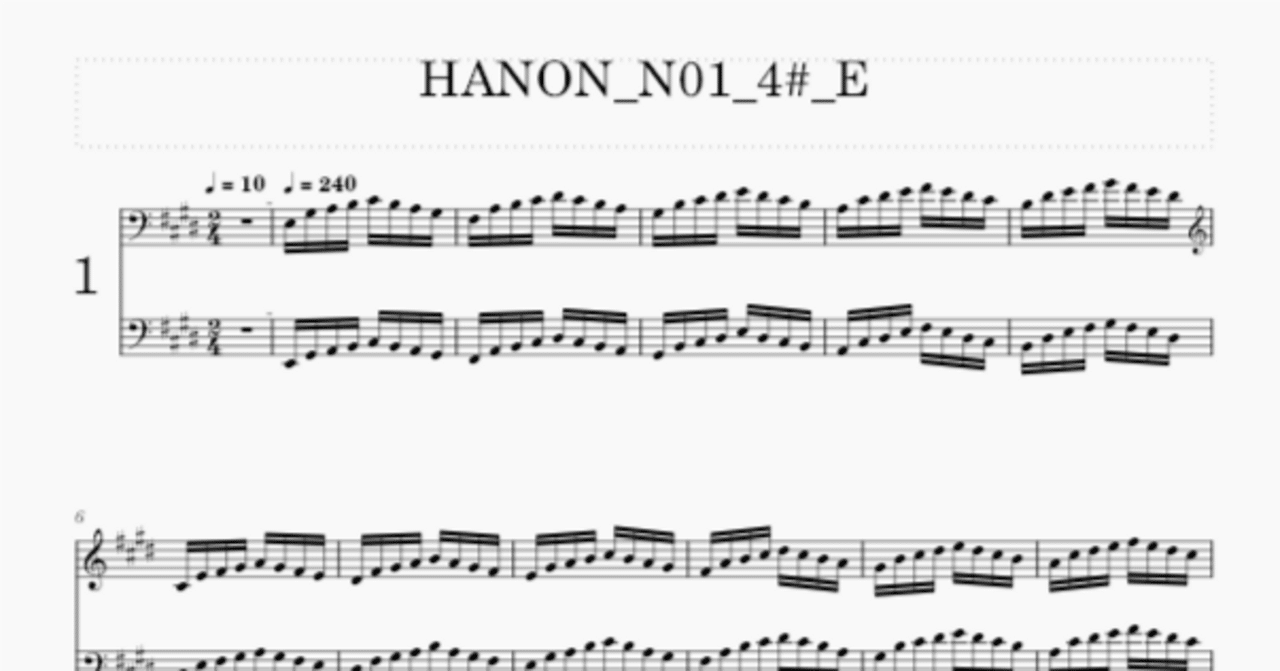 ピアノが上手く弾けるようになりたい_HANON_N01_4#_E_ハノン第1番｜Piano Meister