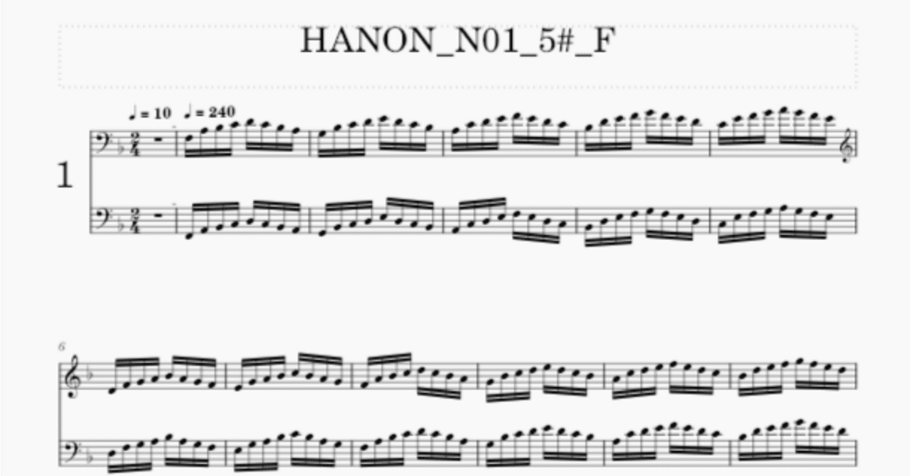 ピアノが上手く弾けるようになりたい_HANON_N01_5#_F_ハノン第1番｜Piano Meister