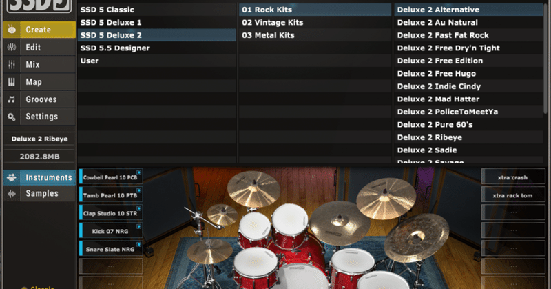SSD5 (Steven Slate Drums 5.5) ドラムマップ｜moseYasu
