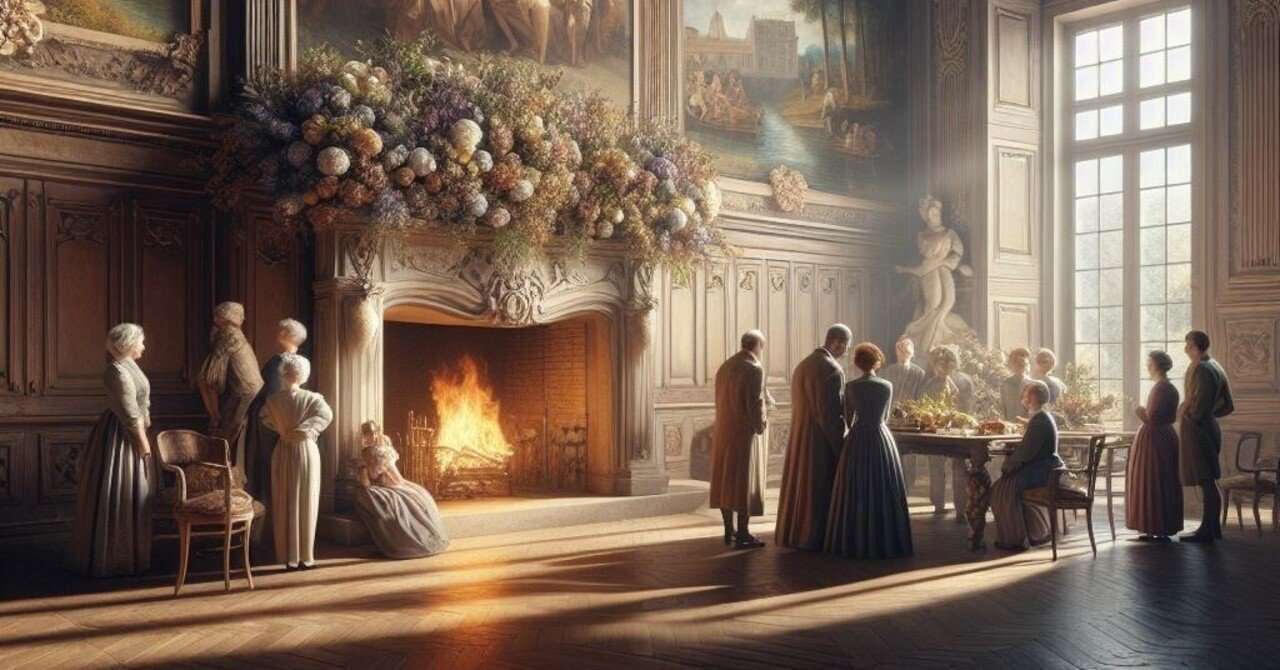 【使い方】Painting Auto Agent（SaySay.ai) : フランスの時代の転換点と伝統的な暖炉 / 英文プロンプトとコツも共有🎁｜Trgr / カラストラガラ | 哲学を ...