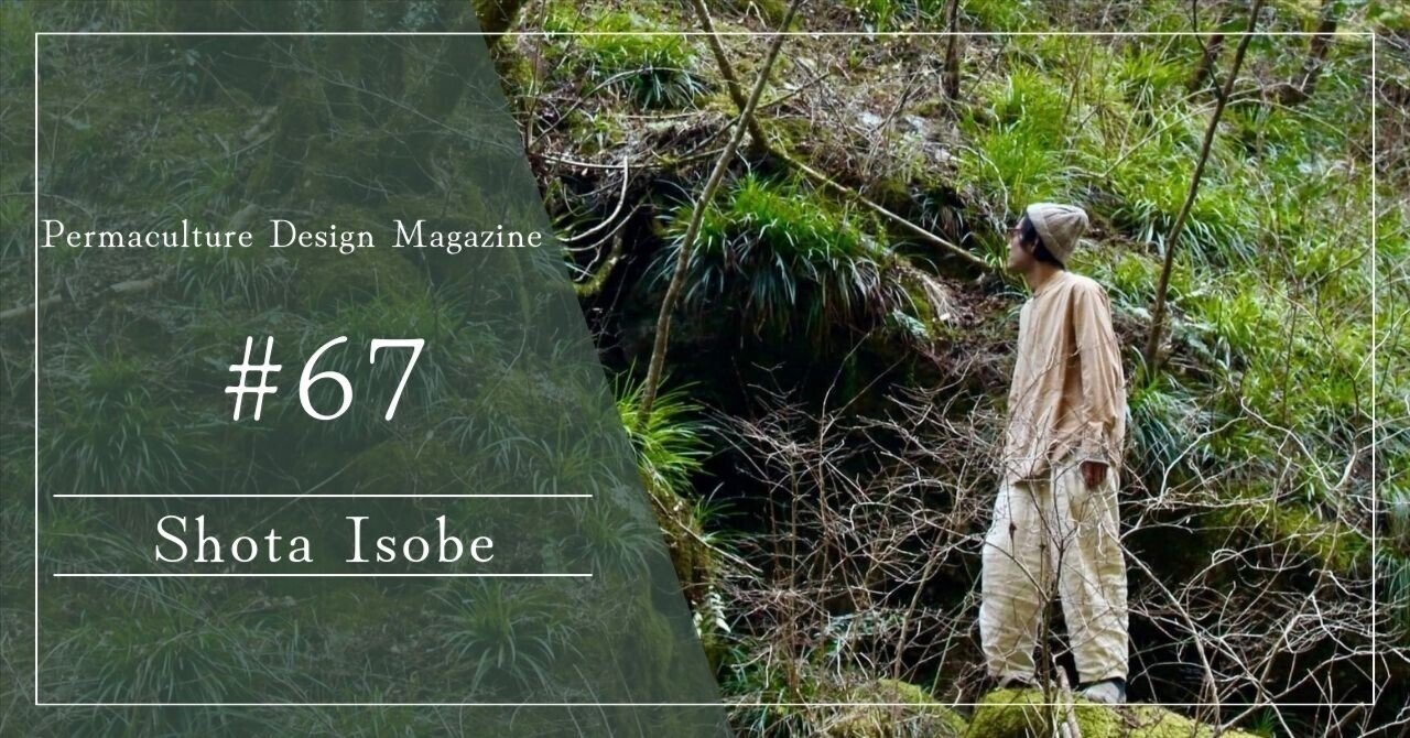 【パーマカルチャーデザイナーvol.67 Shota Isobe】｜Permaculture Design Magazine