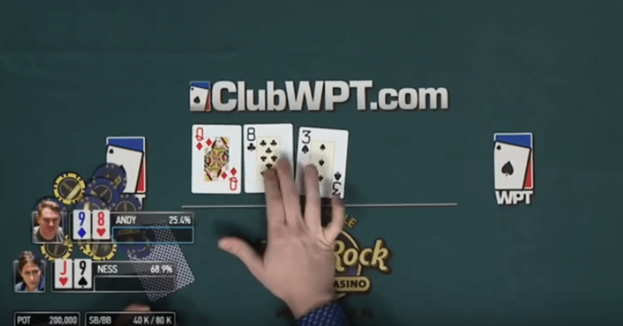 98o vs J9o|テキサスホールデム|ポーカー・データベース|驚愕のブラフ｜muuuuuu