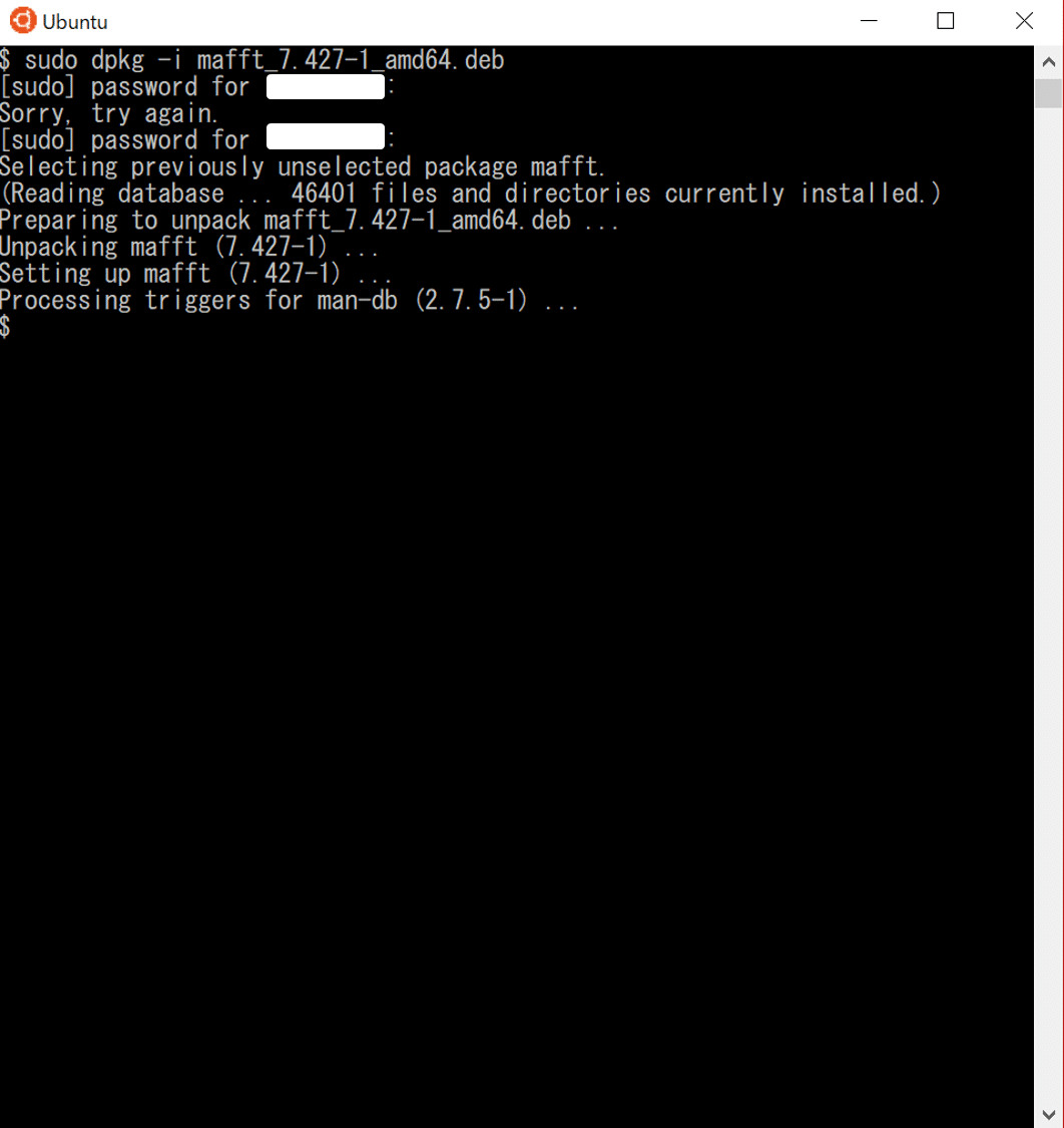 MAFFTをローカルで動かしてみた｜Moler