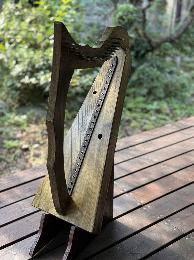 22弦国産ヒノキ製金属弦ハープG3-E6, F#4, F#5｜寺本圭佑