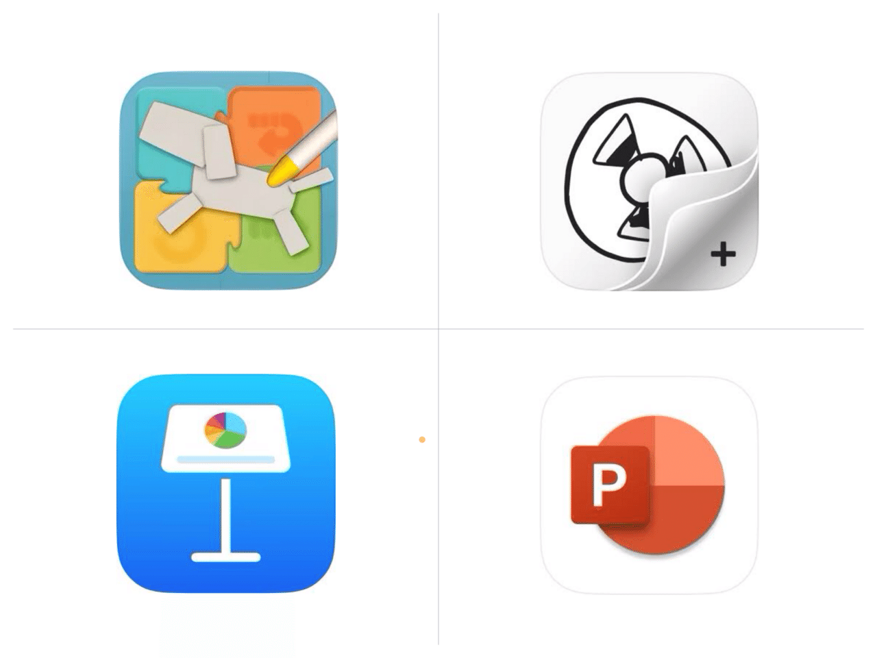 私が動画にアニメーションを入れる時 よく使うアプリ4つ！ プレゼンテーションアプリ 自由にできるkeynoteと 定番のPowerPoint ...