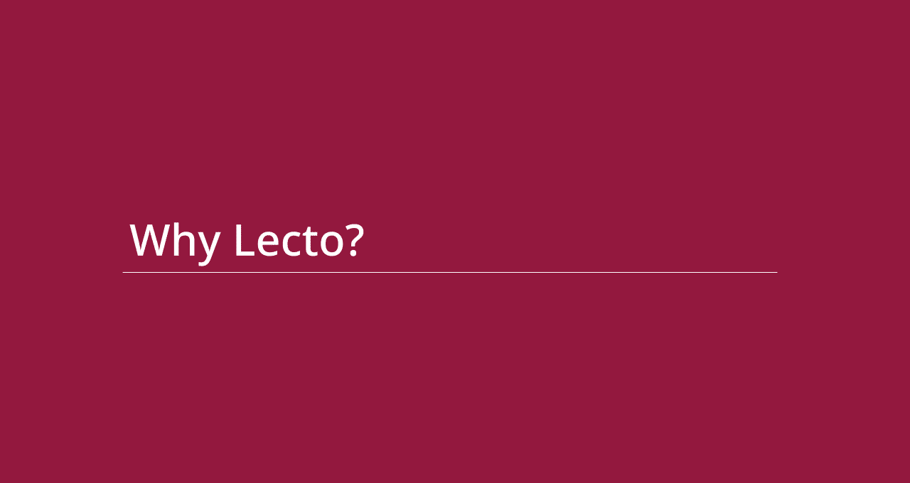 Why Lecto?｜Lecto株式会社｜note