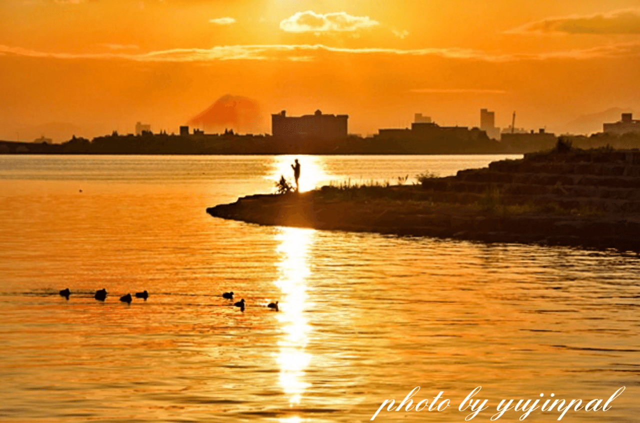 琵琶湖の朝 気持ちのいい朝の光、、、 Otsu City, Shiga I wish you a good day today｜yujinpal