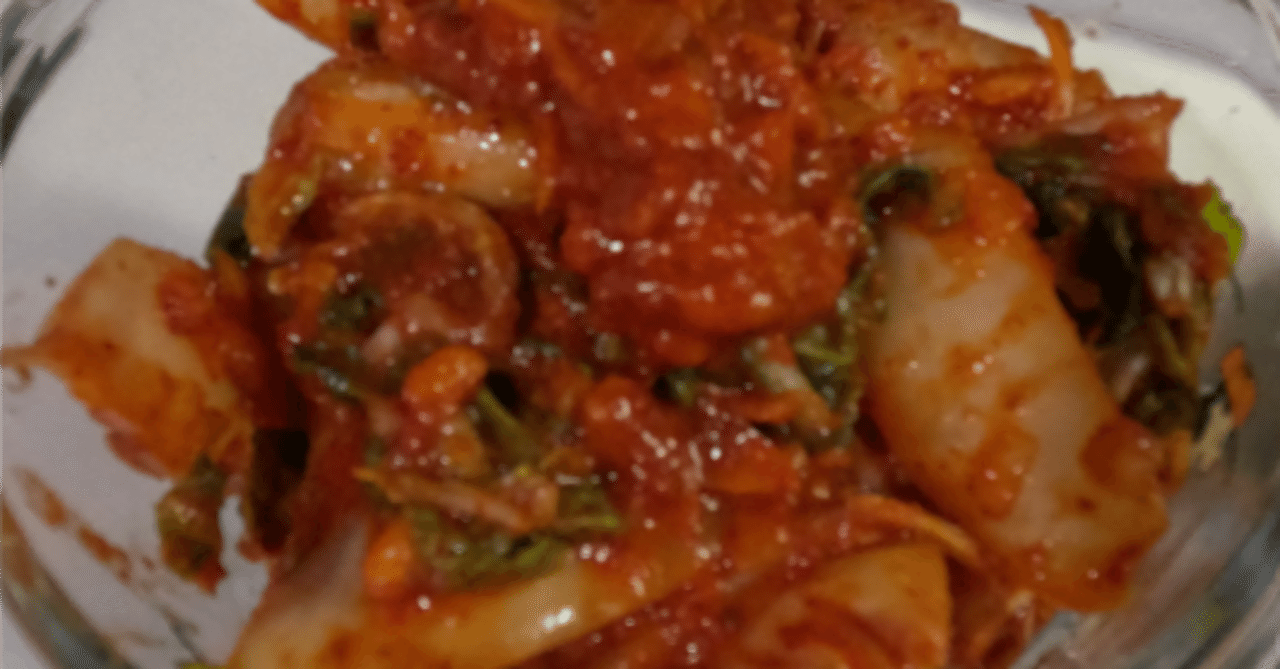 初めてキムチを手作りしてみた｜ステンドグラス369 Yama