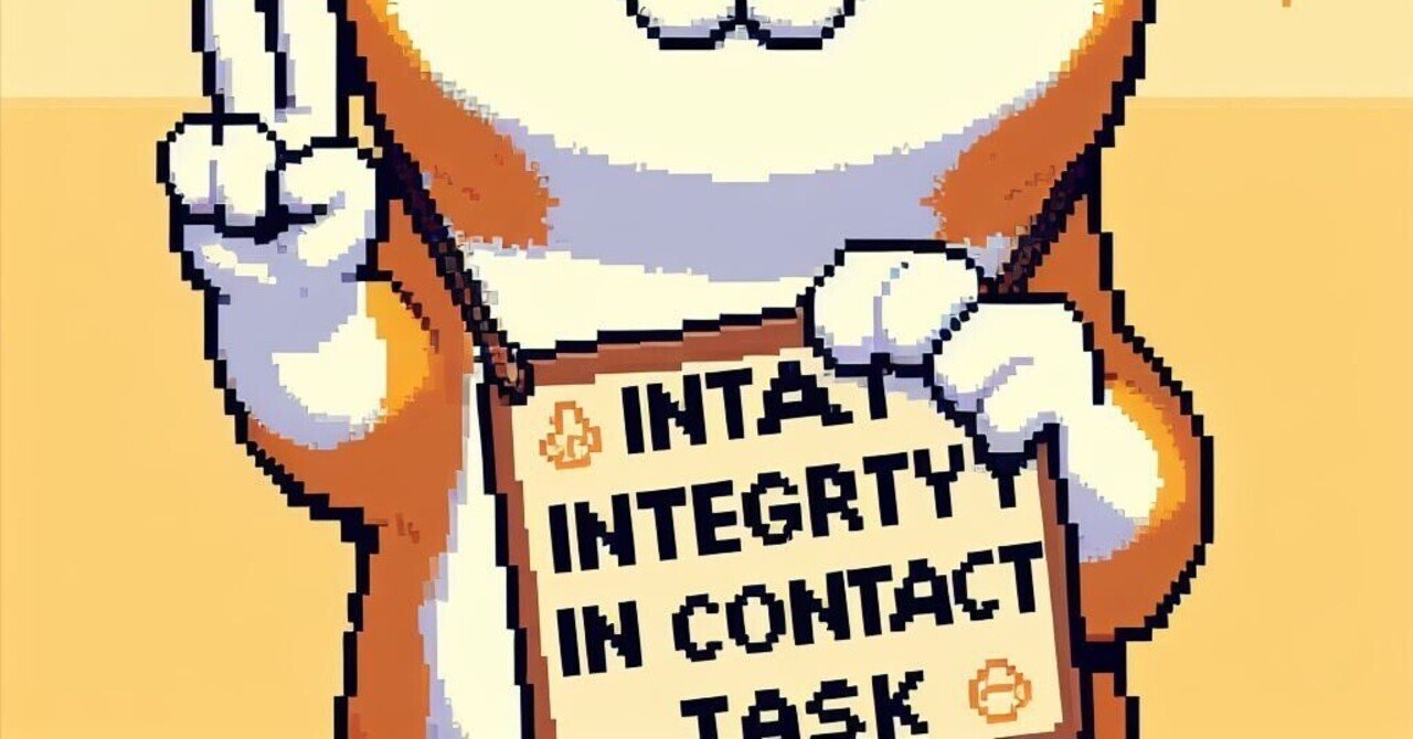 *tag-から派生する単語を理解"Intact integrity in contact task" （接触タスクにおける無傷の誠実さ ...