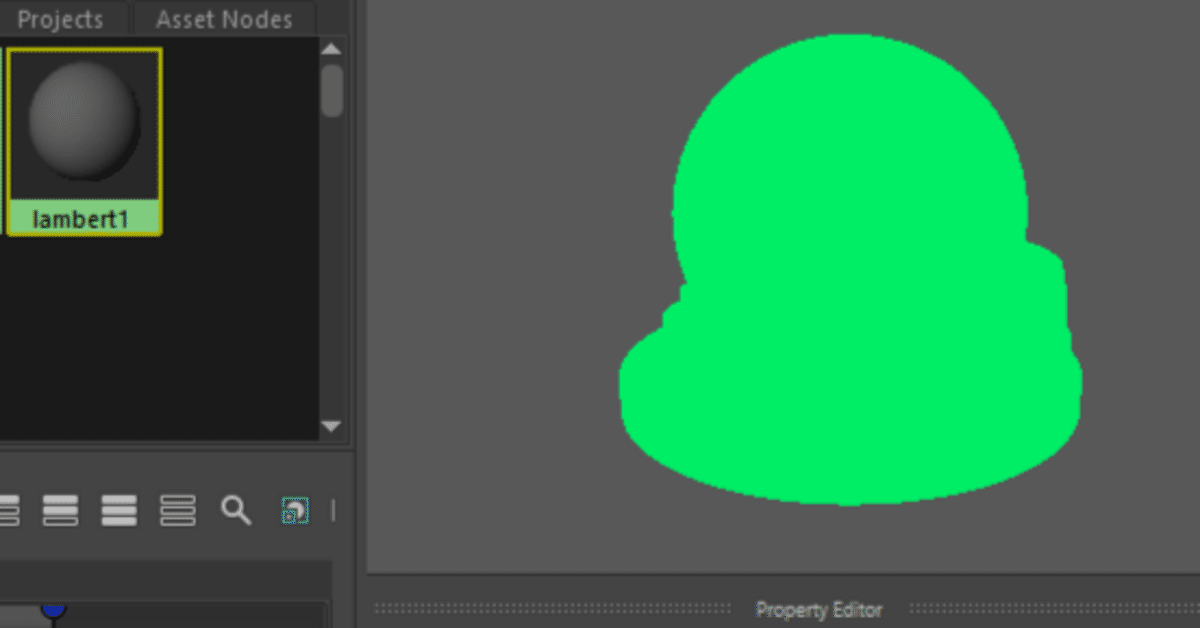【Maya】lambert1がHypershadeで緑マテリアルで表示されたときの解決方法｜たぶん、鵺