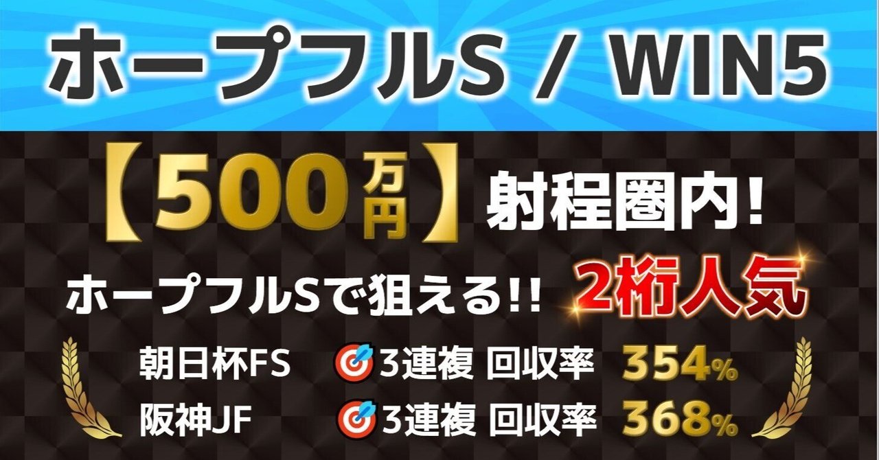 【ホープフルステークス ／ WIN5】 2023/12/28 最終予想 ／ 反撃必至の激穴！大きな巻返しへ… イチオシ ／ 狙える！ホープフルステークスの2桁人気｜サクラゴン
