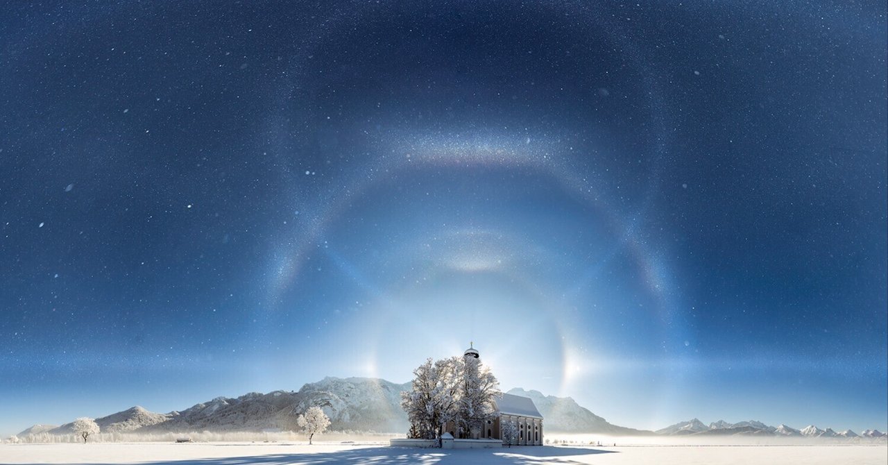 Ice Halos over Bavaria｜yasu