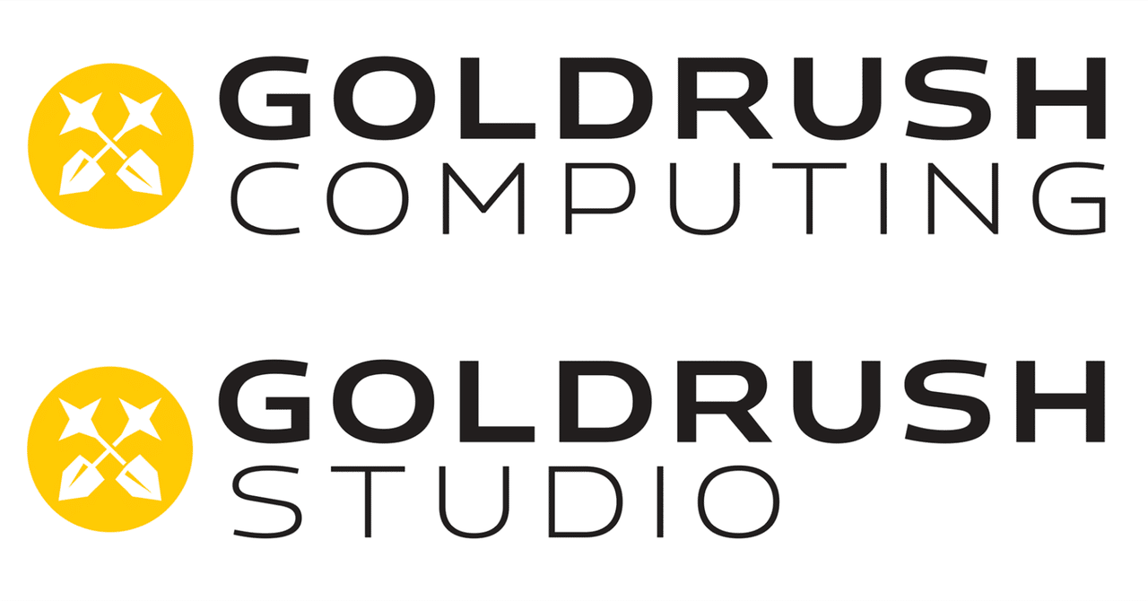 Goldrush Computingのロゴをリデザインした｜mizutory