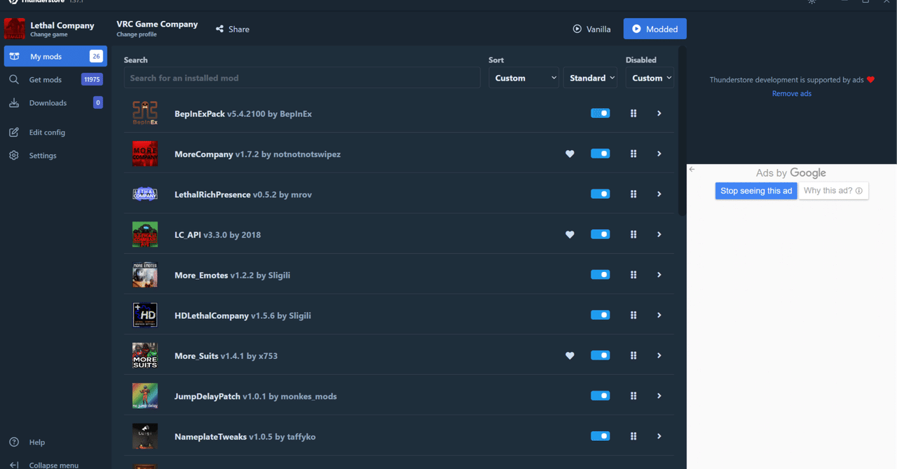 Thunderstore Mod Manager プロファイルの共有・インポート方法 【Lethal Company,Muck,etc.】｜ぬる