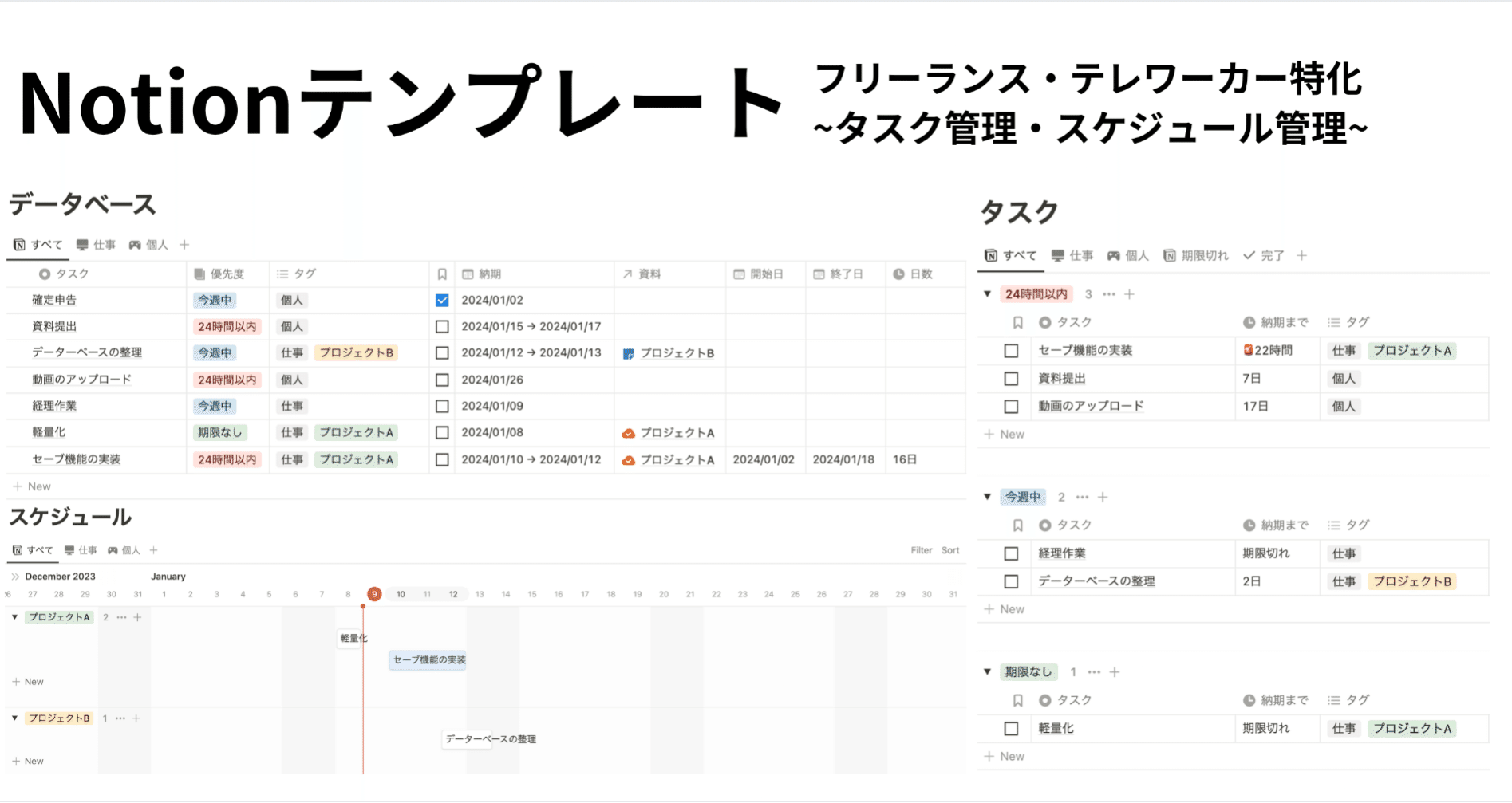 Notionテンプレート｜ゲーム開発所RYURYU｜note