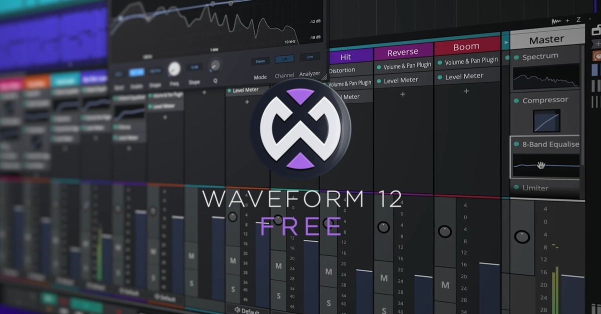 イチオシの日本語対応の無料DAW、Waveform 12 Free｜たれぞう