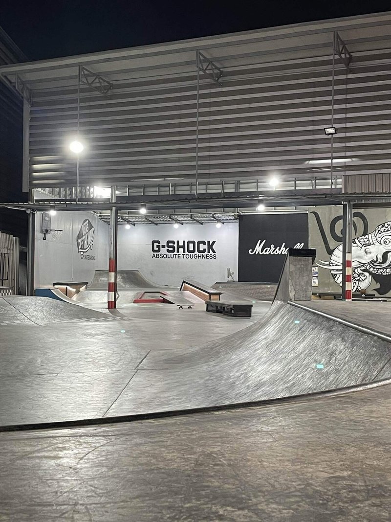 【Baan Preduce skatepark】タイで一番イカすスケートボードショップとスケートパーク｜UNI(ゆに)🇹🇭40代からのタイひとり旅