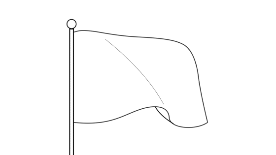 クリスタアニメー風になびく旗｜eiji roji