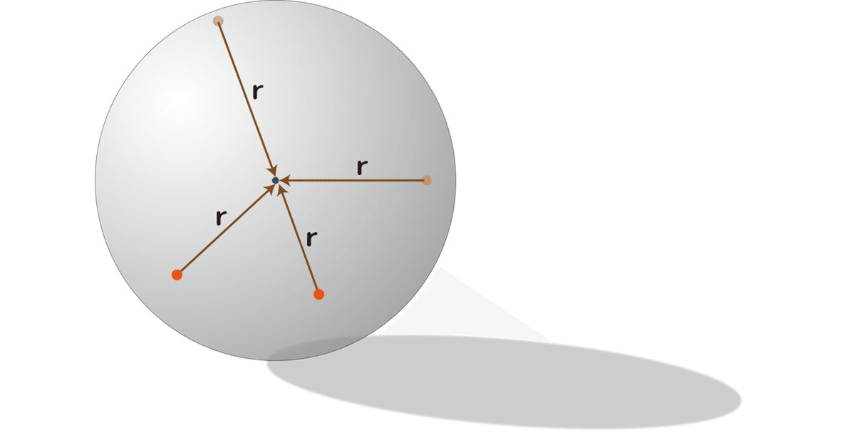 4点を通る球を求める｜Marupeke-IKD