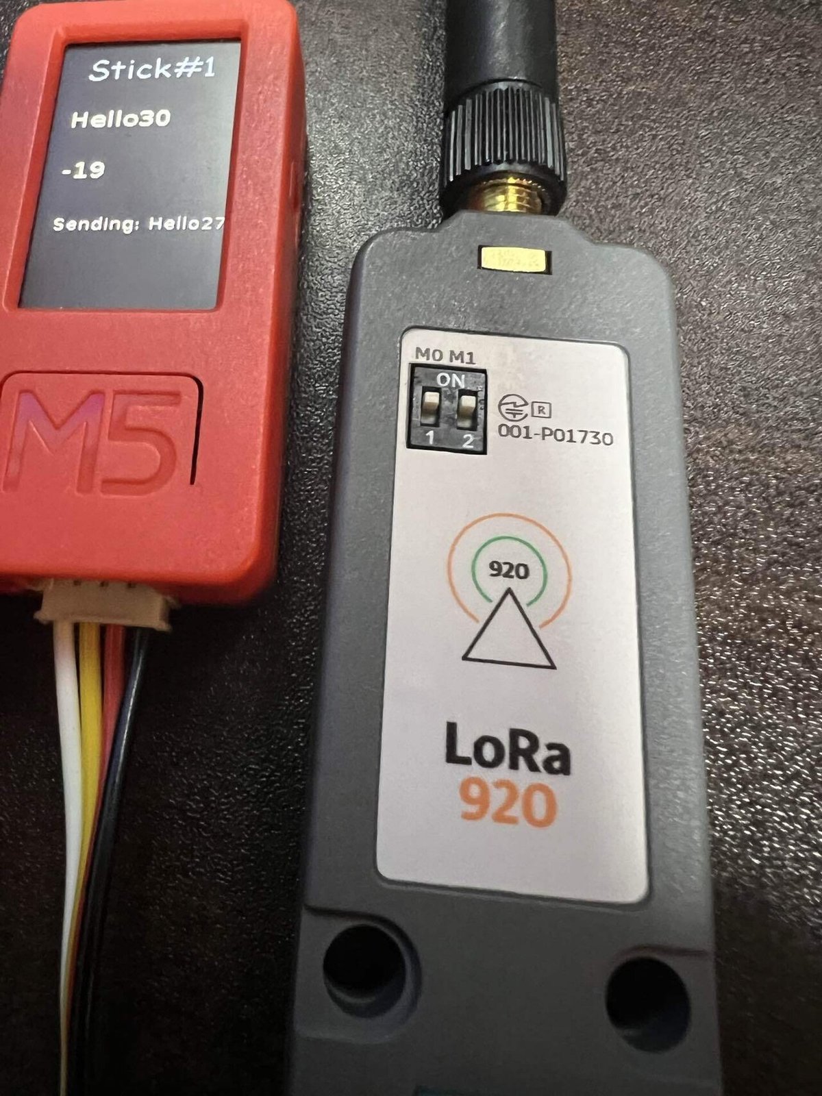 M5Stack LoRa Unit JP Ver(E220-900T22S) 動作テストOKです！｜moridenki