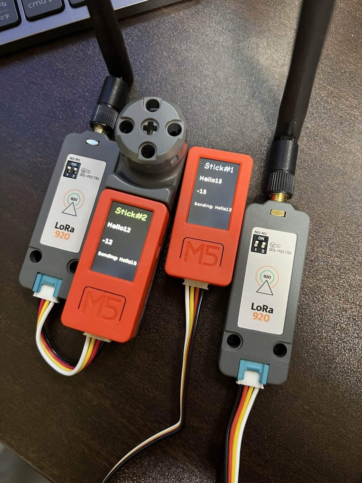 M5Stack LoRa Unit JP Ver(E220-900T22S) 動作テストOKです！｜moridenki