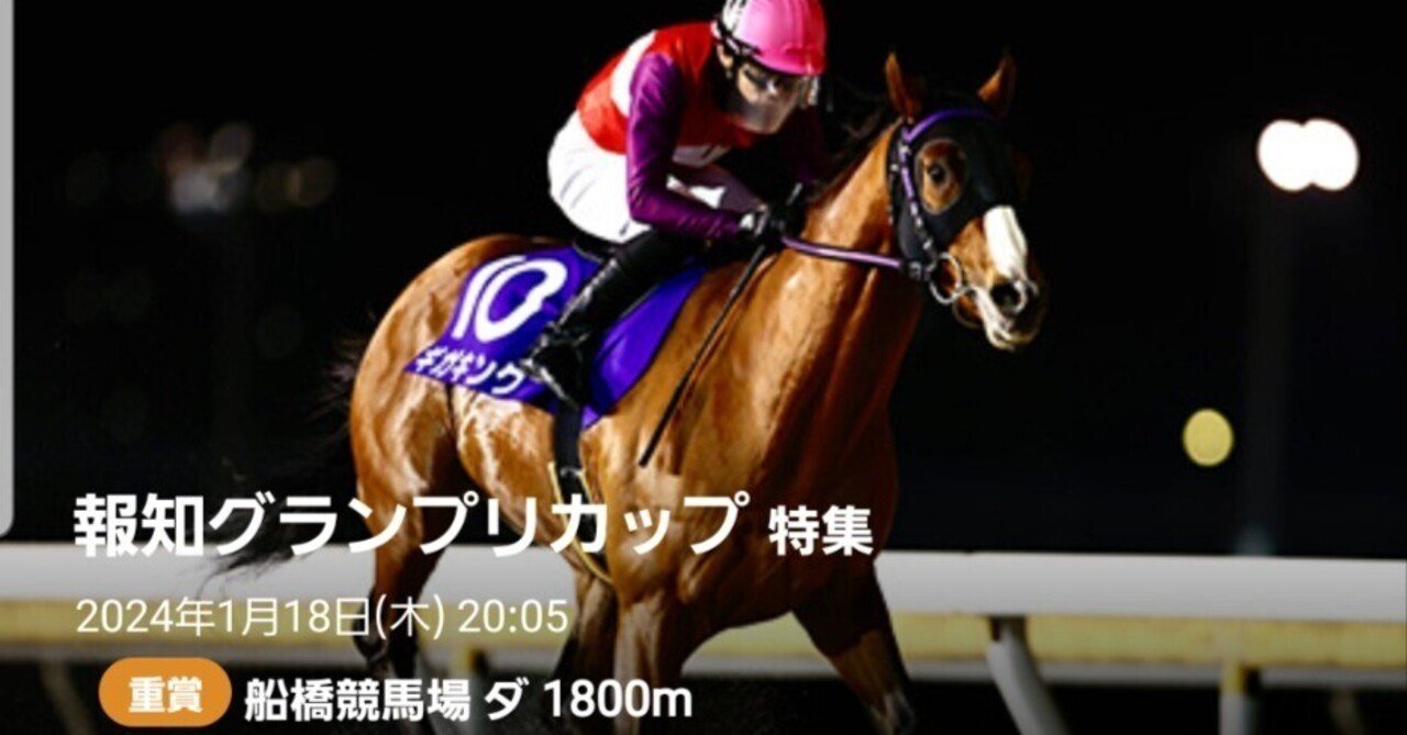 🏆報知グランプリカップ🏆｜競馬expectation🏇tk