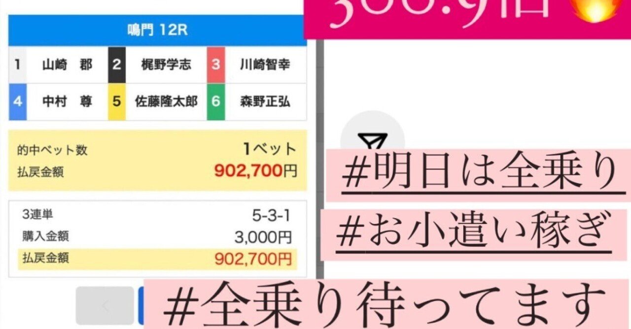 1月19日 ️‍🔥的中報告｜競艇予想士🚨chichan