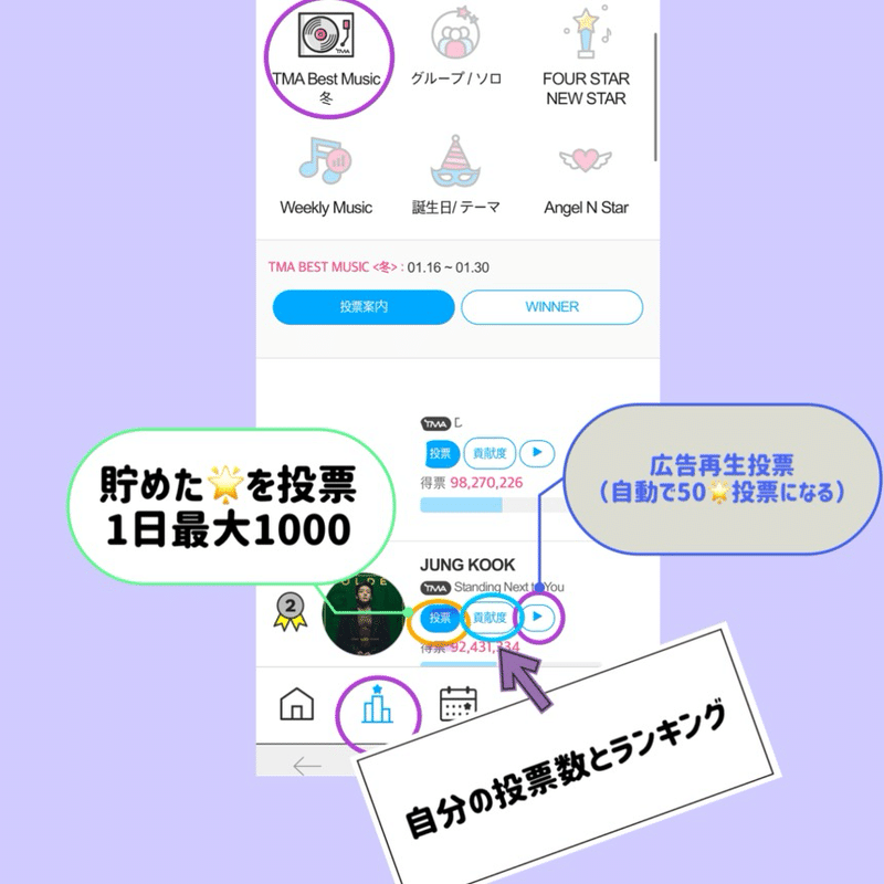 FAN N STAR TMA ザ ファクトミュージックアワード｜BTS7ARMY_그므시라꼬