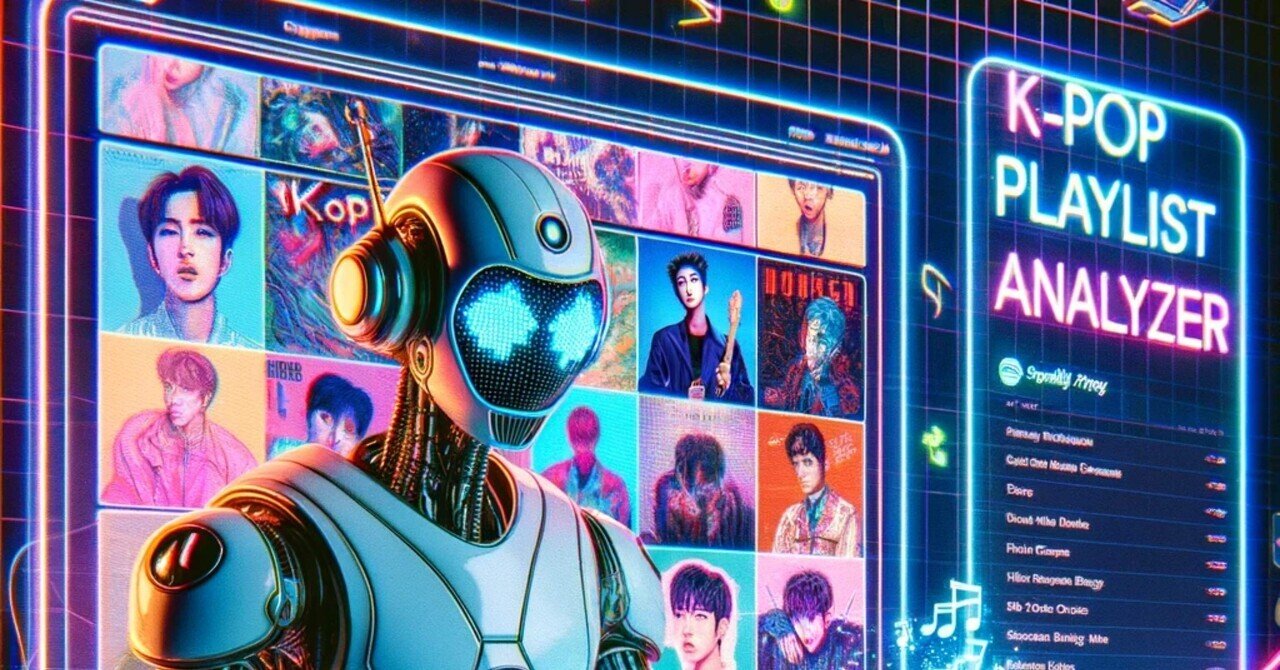 MY GPT”K-POP プレイリスト分析アプリ”｜ものぐさサブスク生活