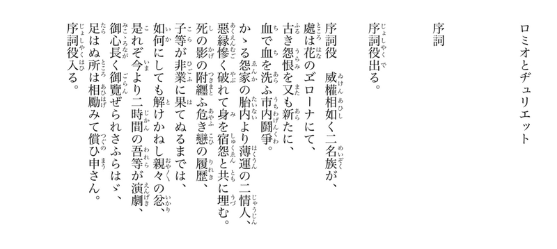 【戯曲】シェイクスピア『ロミオとジュリエット』 一覧のはじまり｜200im