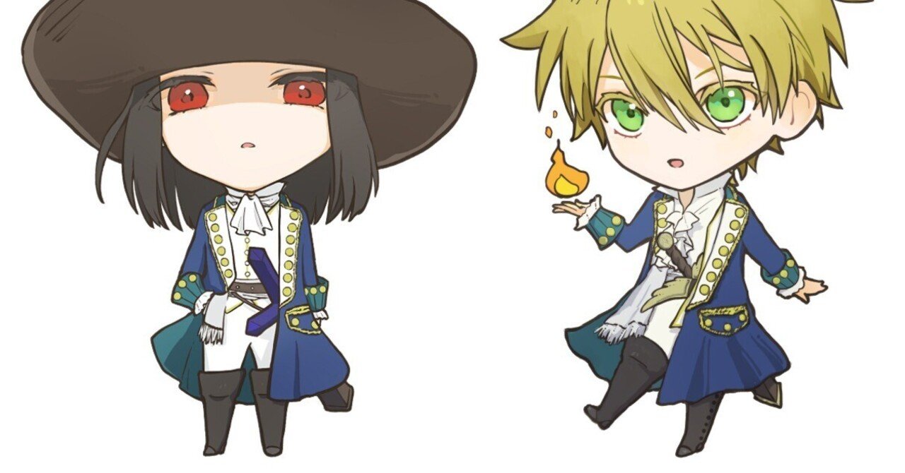 創作BL「God & Devil」ちびキャラ｜日灯-Hitomoshi-